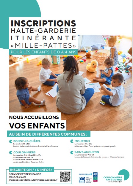 Halte Garderie Itinérante « Le Mille-Pattes » – La Commune de Coulommes